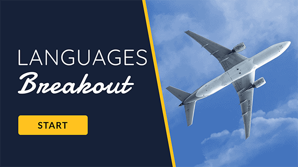 Breakout langues | Modèles Genially